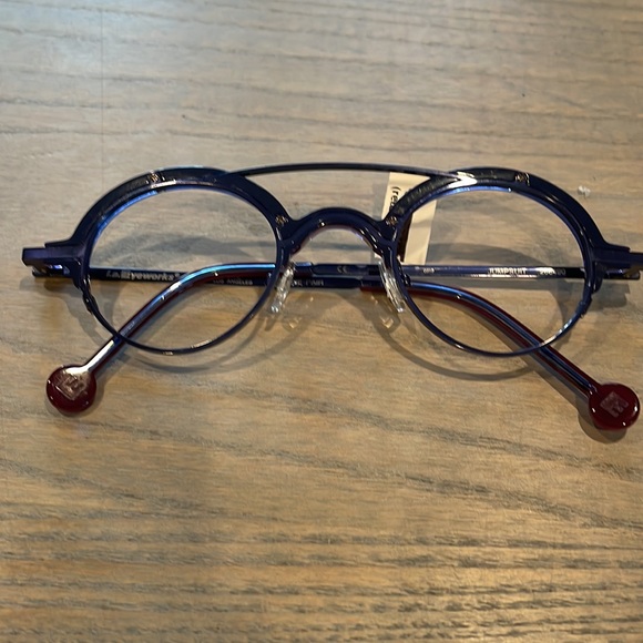 l.a. eyeworks | Accessories | La Eyeworks The Art Of Optics Blue And ...